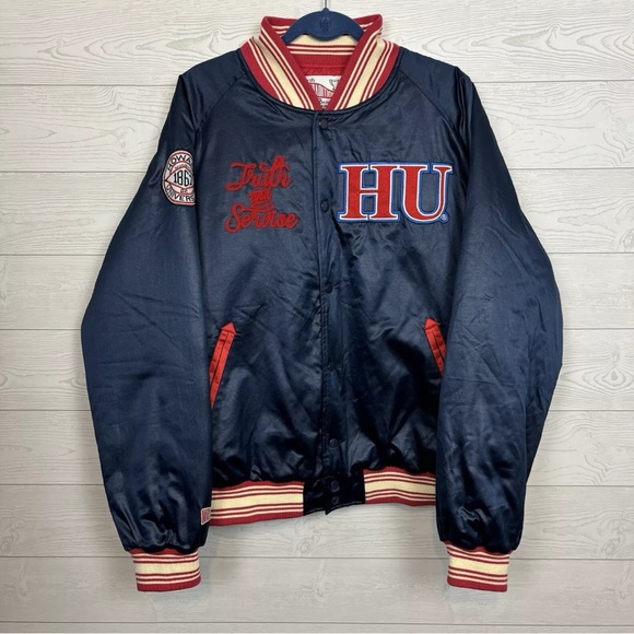 Tradition | Jackets & Coats | Vtg Tradition Hu Howard University Bison Blue Varsity Letterman ...